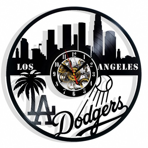 Los Angeles Dodgers Vinyl Wall Clock Gift Birthday Holiday Art Home ...