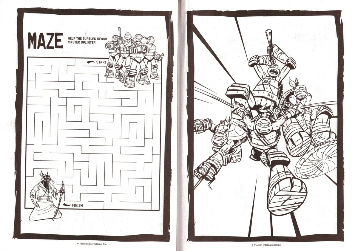 Ninja Turtles Coloring Pages Splinter