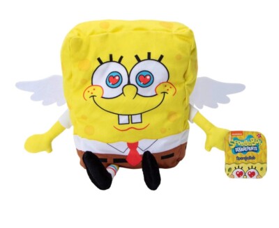 Just Play SpongeBob SquarePants Angel Plush Valentine's Plush 8-inch ...