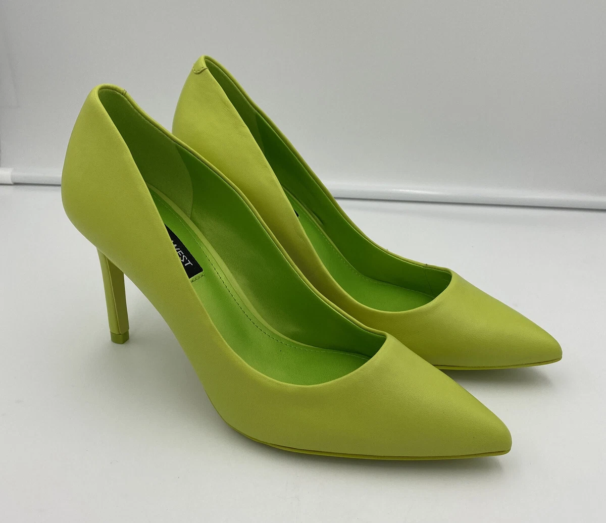 Lime Green High Heels Shoes