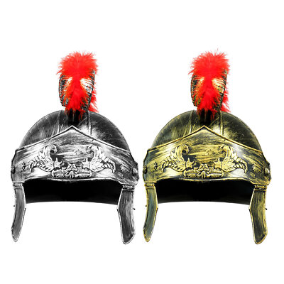 Roman Soldier Helmet Gladiator Hat Spartan Costume Accessories for Kids ...