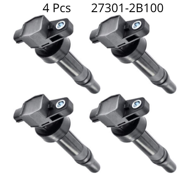4 Pcs Ignition Coil 27301-2B100 Fits For 12-18 Hyundai Accent Kia Rio ...