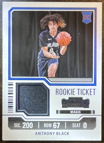 2023-24 PANINI CONTENDERS BB ANTHONY BLACK ROOKIE TICKET JERSEY MAGIC ...