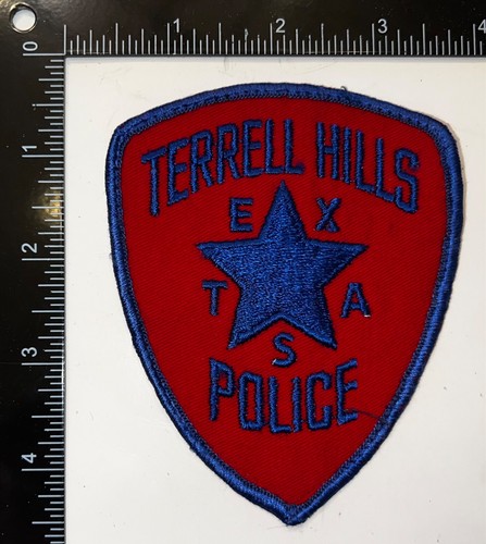VINTAGE OBSOLETE Terrell Hills Texas TX Police Patch | eBay