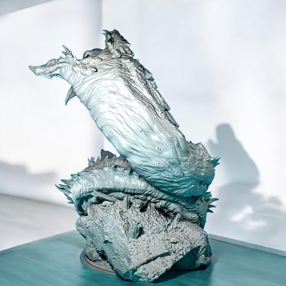 Sea Serpent Jormungandr Miniature DnD RPG Pathfinder Tabletop 3.5in | eBay