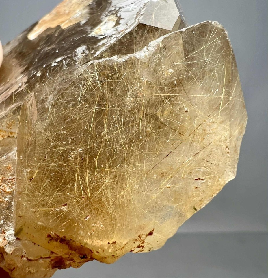 116 Gram Ultra Rare !!! Golden Rutile Inclusion In Quartz Crystal @PAK ...