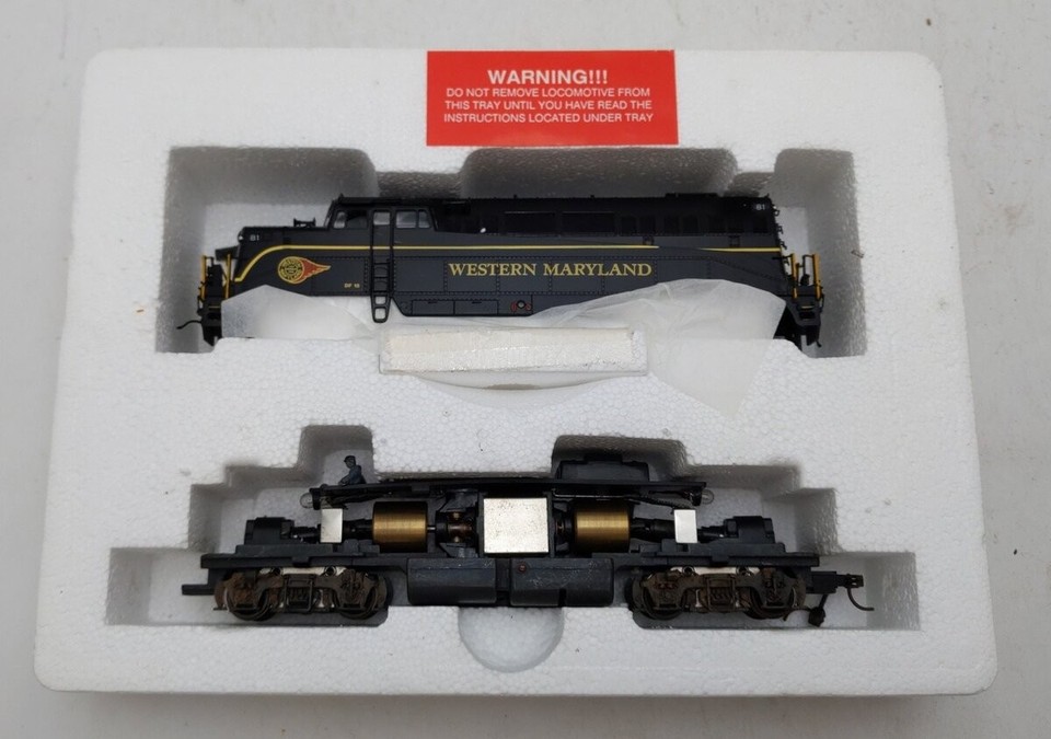 Proto 2000 8697 HO Scale Western Maryland BL2 Diesel Locomotive #81/Box ...