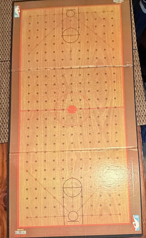 Vintage Official NBA All Pro Basketball Board Game, Ideal Toy 1969 ...