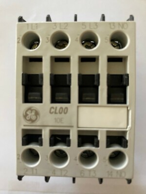 GE CL00A310TD 3 Pole Contactor, 10 Amp, 24V 50/60 Hz Coil, 1 NO | eBay