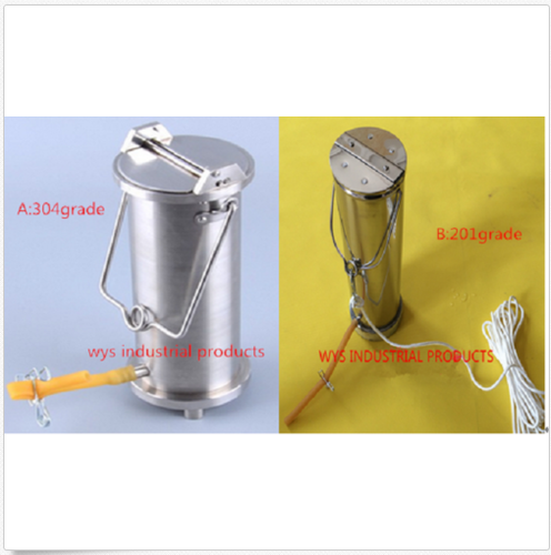 Stainless steel water sampling sampler bottle can Hydrophore thief M ...