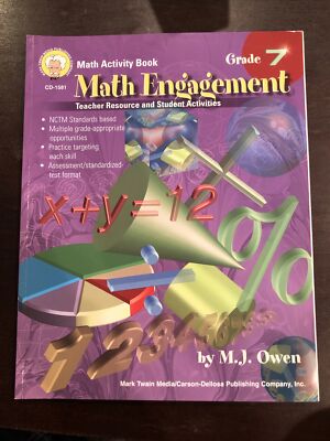 Math Engagement: Teacher Resource and Student Activities Math Act | eBay