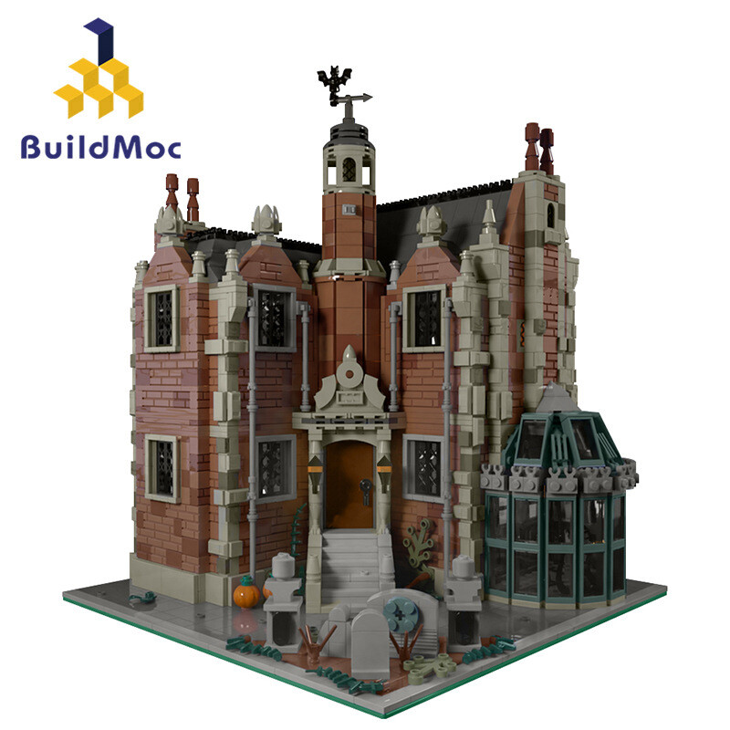 DIY Modular Buildings Blocks Set for Haunted Mansion MOC Bricks Gift ...