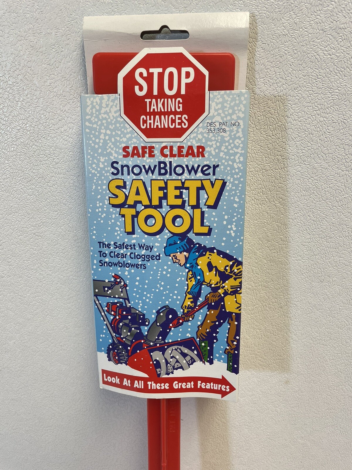 Snowblower Safety Clean Out Tool For Snow Blower Thrower Universal ...