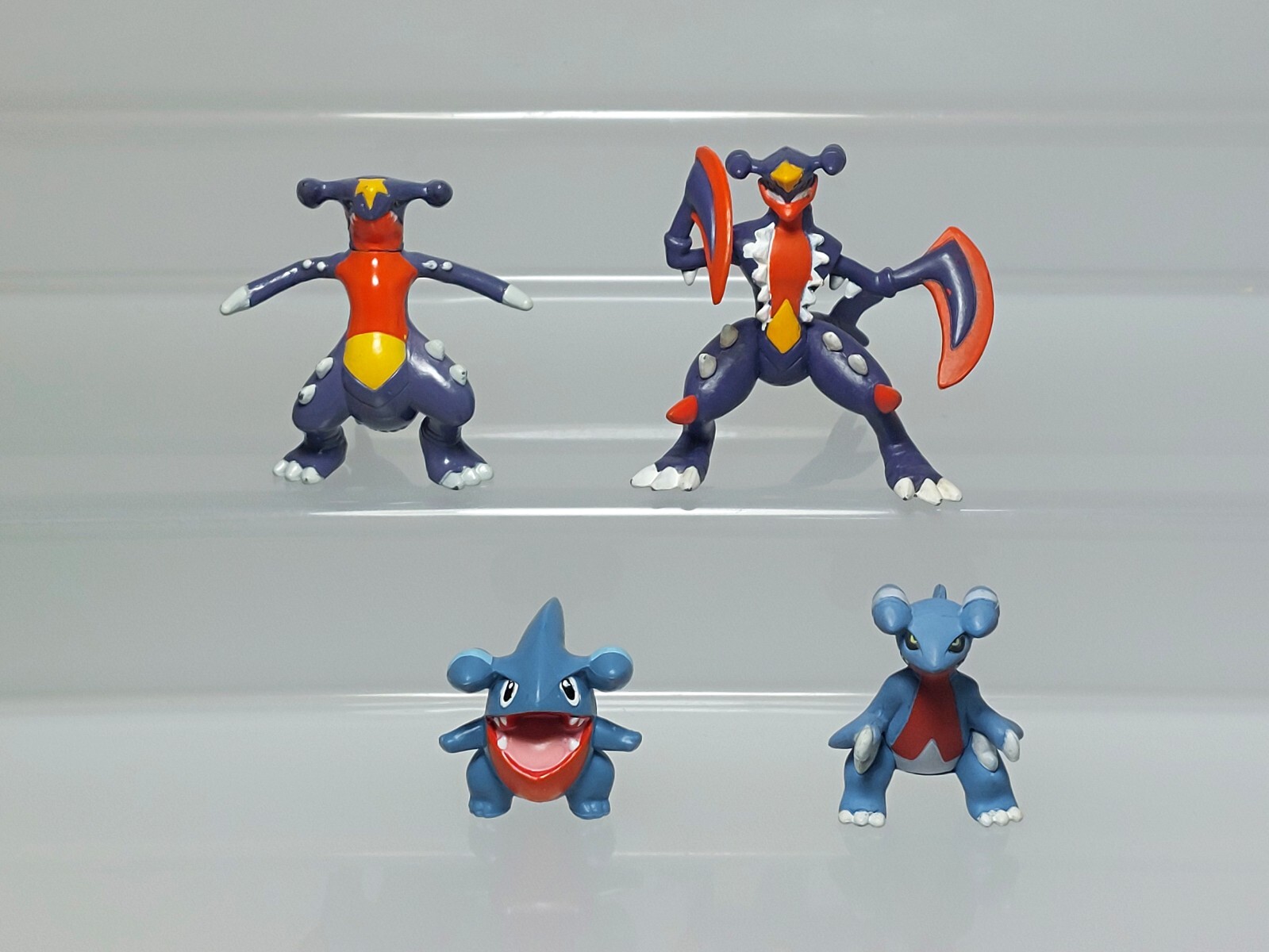 Mega Garchomp Gabite Gible Pokemon Figure Tomy T-ARTS Bandai K06 0.9-1 ...