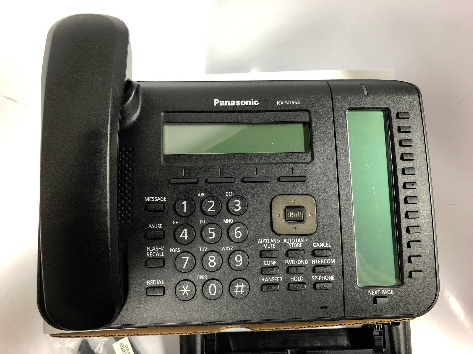 Panasonic KX-NT553 / NT553 3-Line IP Phone (Black/Refurbished) | eBay