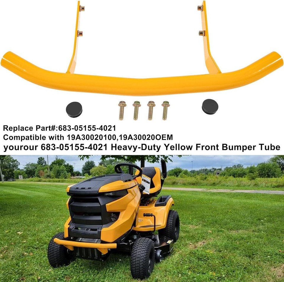 Yellow Bumper Guard Kit for Cub Cadet XT1 XT2 GT50 LX42 LX46 ST54 ...