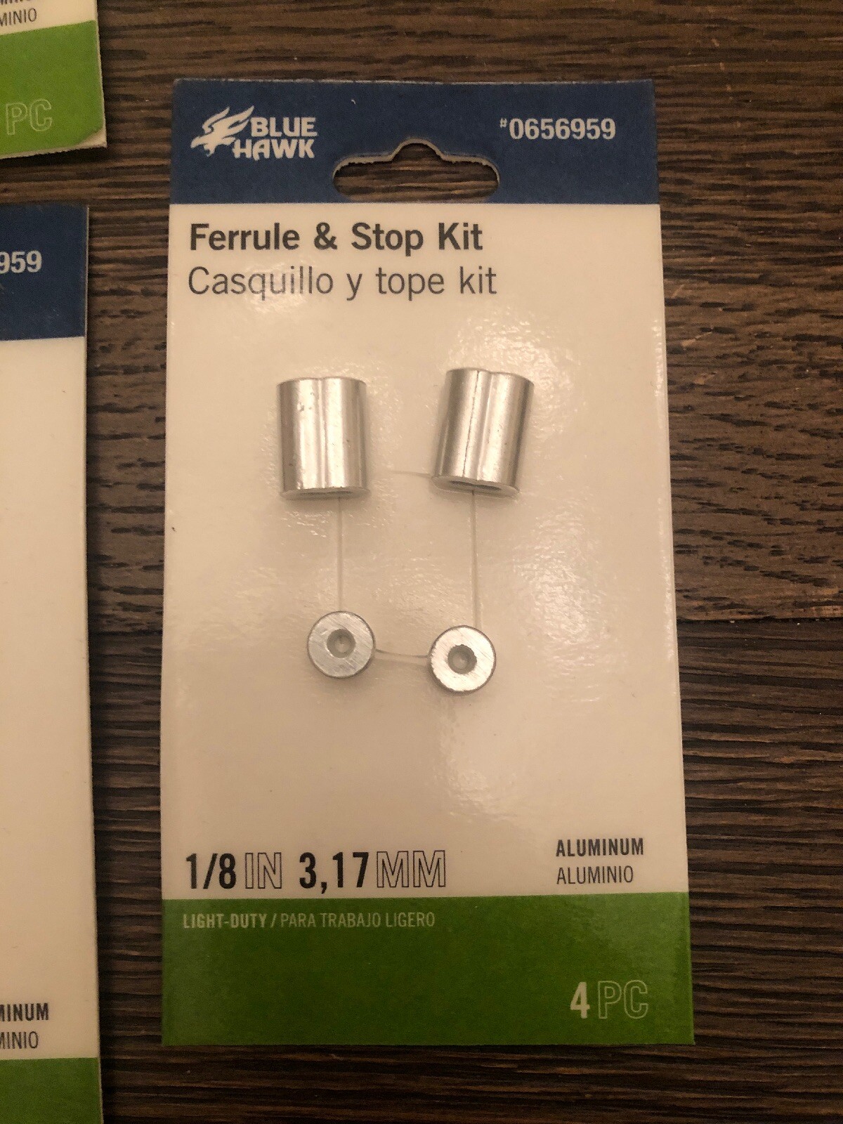 Blue Hawk 1/8 Ferrule & Stop Kit Lot Of 5 Kits 0656959 | eBay