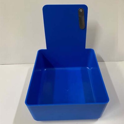 Royal Blue Dental Lab Pan w/ Stainless Steel Clip 12pk 7" x 5¾" x 2½ ...