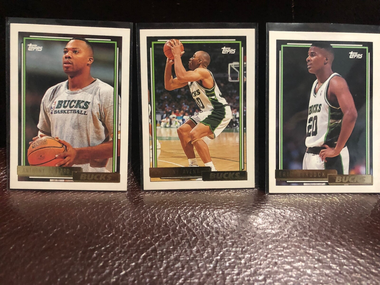 1993 Topps Gold Milwaukee Buck's Anthony Pullard #303/Avent#321/Murdock ...