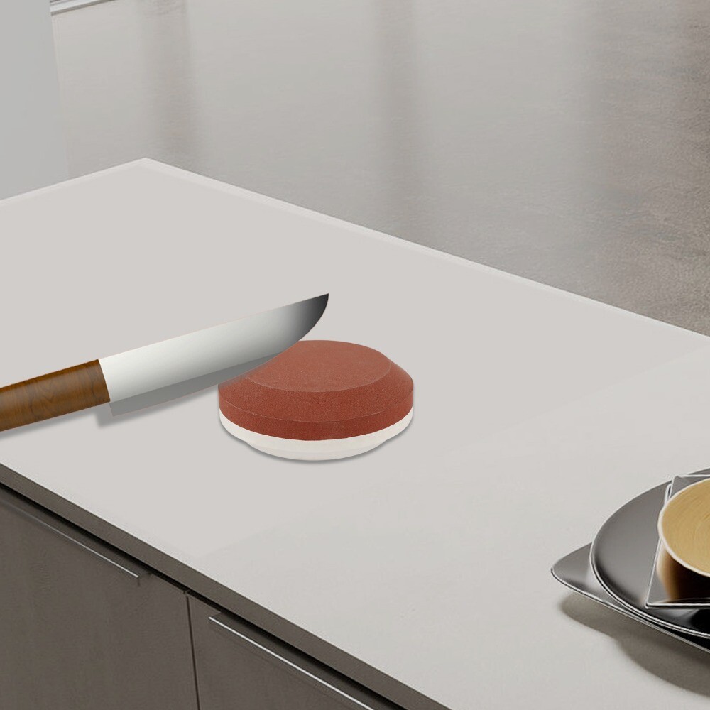 1000/6000 Grit Round Sharpener 2-in-1 Waterstone for Garden Tools | eBay