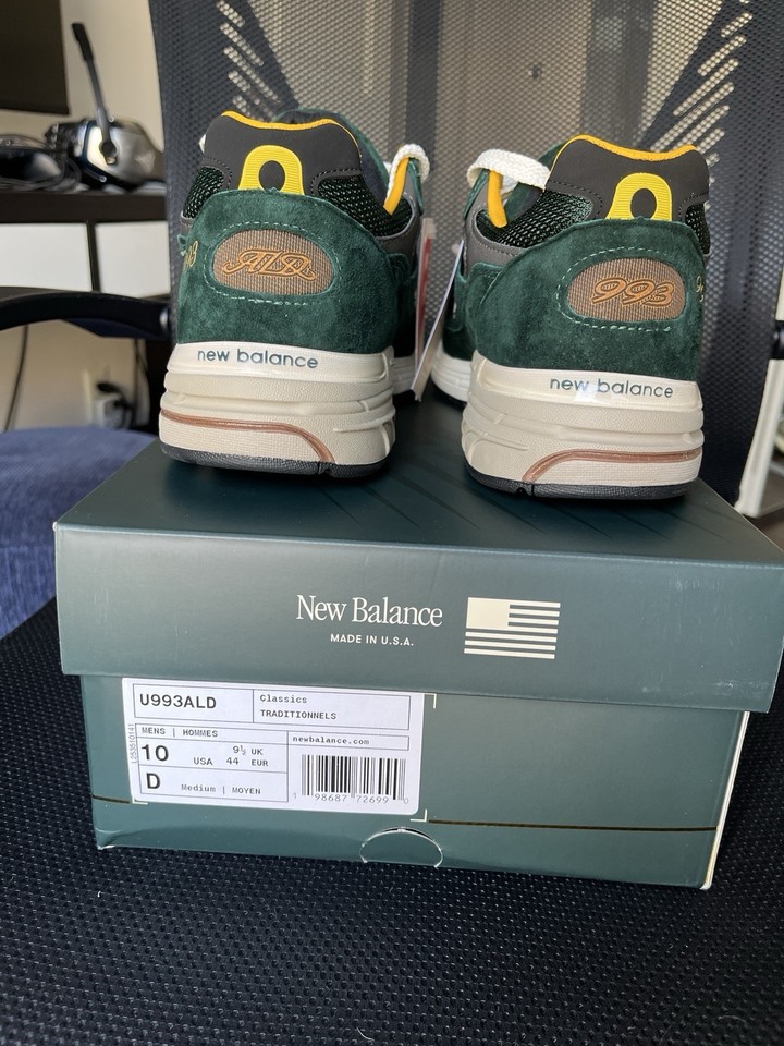 Aime Leon Dore ALD x New Balance 993 Porsche Mulberry Green Size 10 | eBay