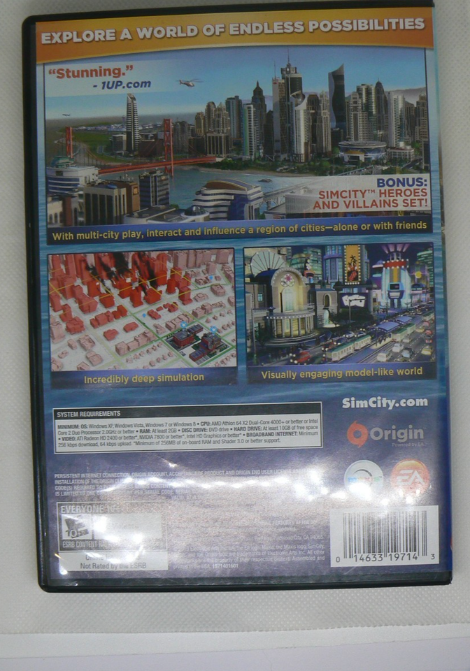SimCity: Limited Edition (PC, 2013) – 1 Disc + Key Code, EA Maxis ...