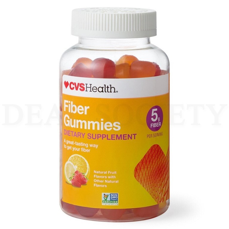 CVS Health Fiber Gummies 5g Fiber Fruit Flavors 180 Count Each Lot of 3 ...