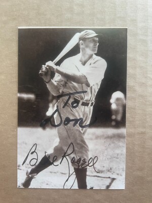Bill Rogell Detroit Tigers Photograph Signed Greeting | eBay