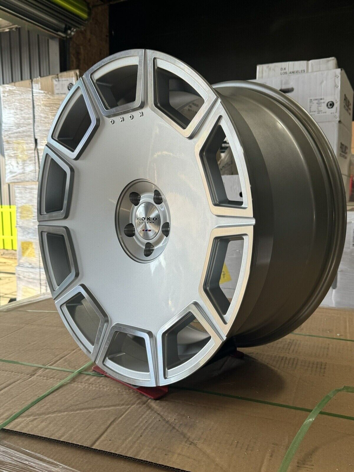 24" Giovanna Sicily Silver Machine Wheels Mercedes G55 GWagon Tires ...
