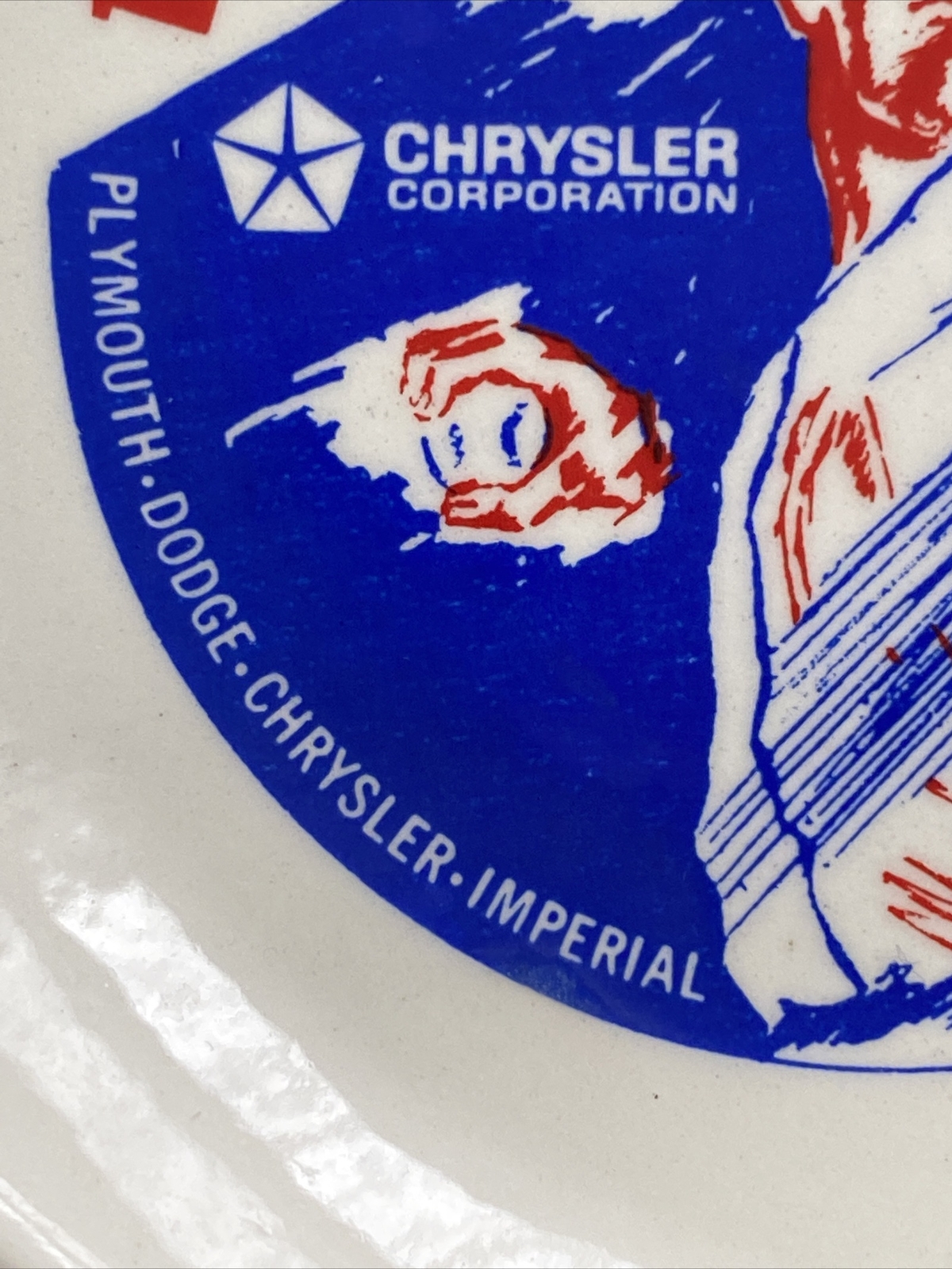 1969 All-Star Game 4 1/4" ceramic plate 100th MLB Chrysler RARE Denny ...