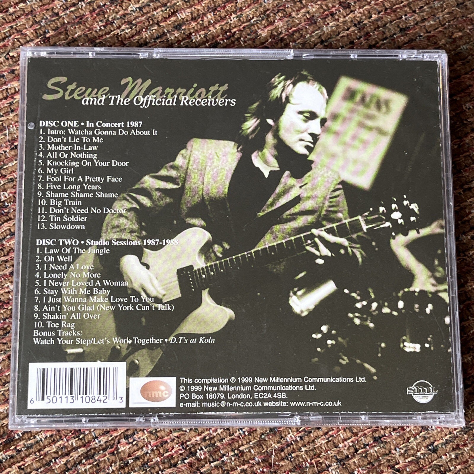 Official Receivers (Remastered) [IMPORT] by Steve Marriott (Jul-2001 ...