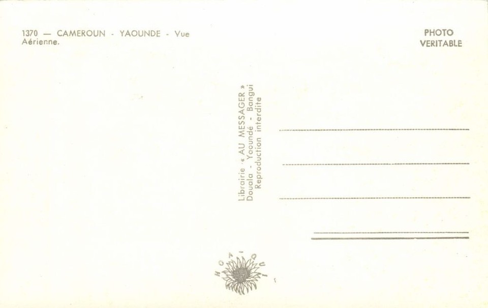 cameroon, YAOUNDE, Aerial View (1950s) Postcard (1) | eBay