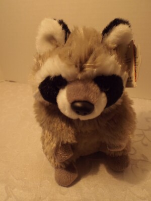 Wild Republic Raccoon Realistic Plush 8" Has Tags Stuffed Animal | eBay