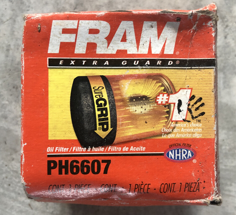 Fram PH6607 - cross reference oil filters | oilfilter-crossreference.com