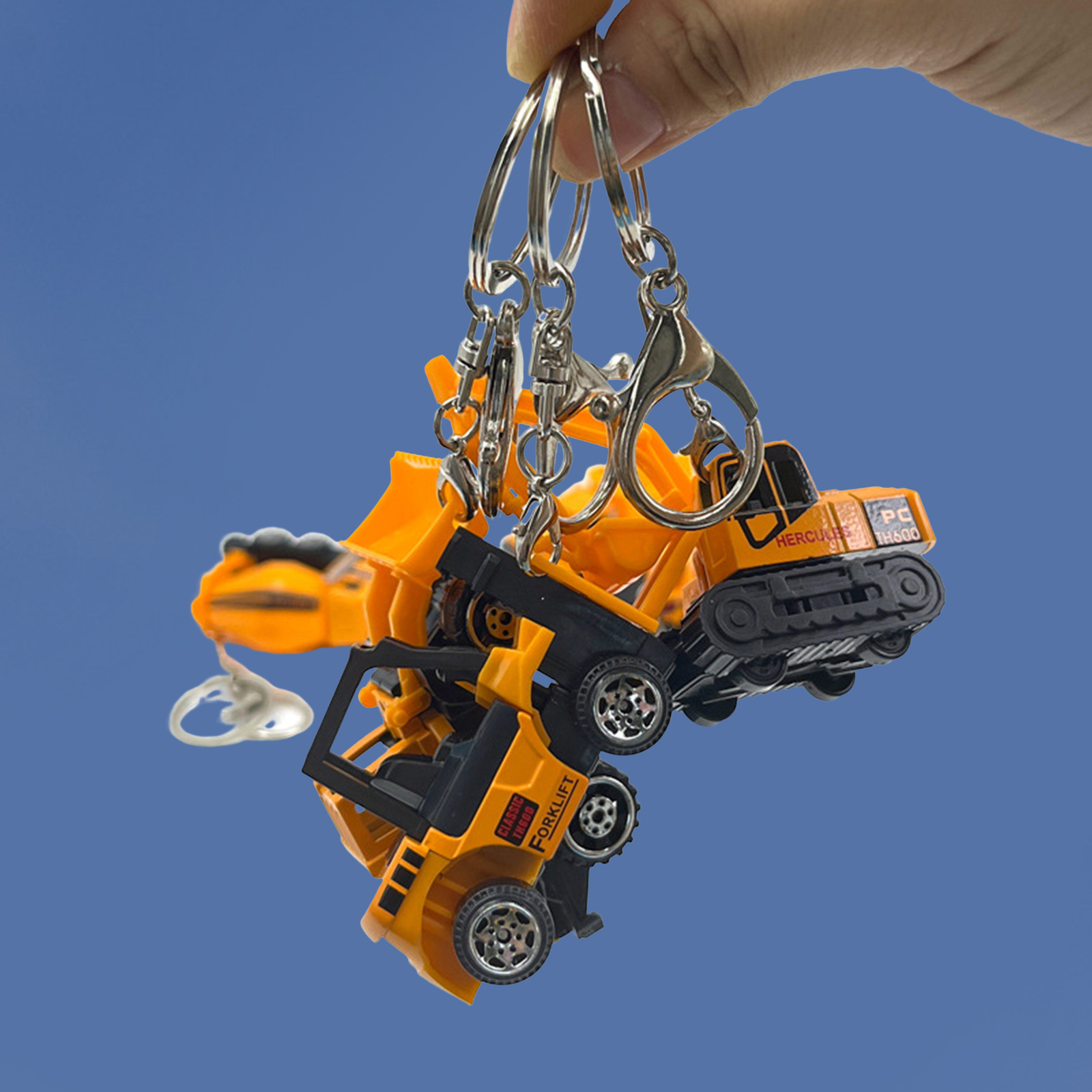 Excavator Keychain 1 64 Scale Decoration Mini Truck Keychain Boys ...