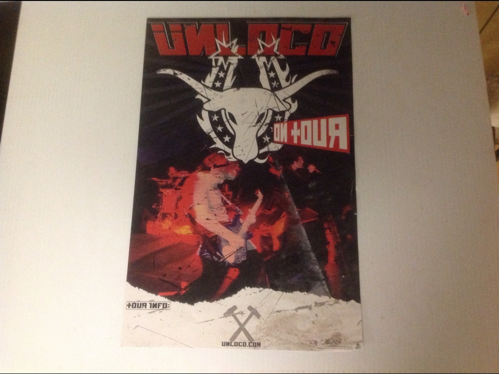 CD lp UNLOCO PROMO POSTER 17x11 heavy band music vintage record. | eBay