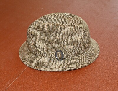 DONEGAL Michael O'Boyle Brown Handwoven Tweed Trilby Fedora Hat Mens Medium 54cm | eBay UK
