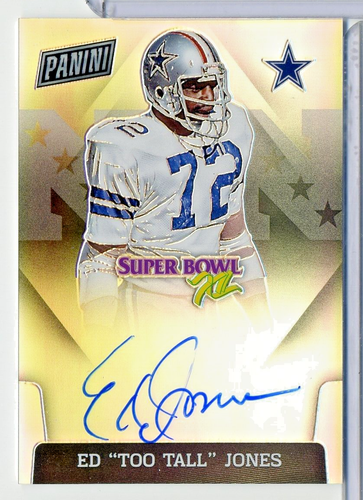 Ed "Too Tall" Jones 2020 Panini Super Bowl 12 Autograph Auto Dallas ...