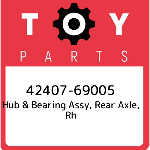 42407-69005 Toyota Hub & bearing assy, rear axle, rh 4240769005, New ...