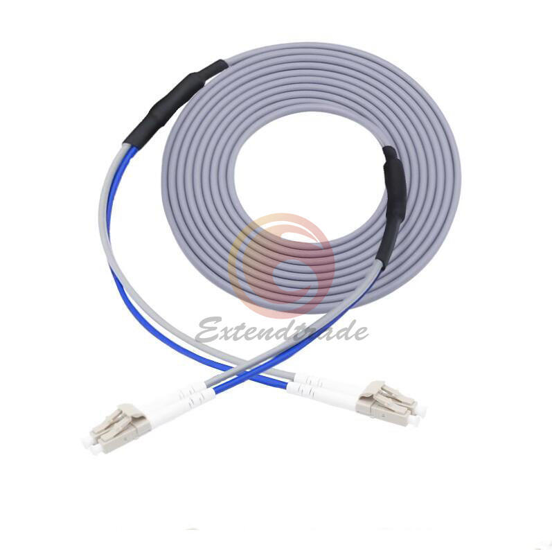 60M LC - LC UPC Armored Cable Fiber Patch Cord Pigtail Multi-Mode ...