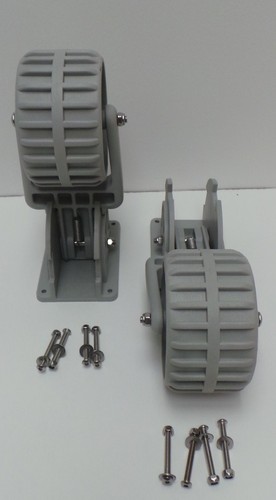 Marine Locking Dinghy Launching Wheels - Inflatable Rib Tender SW | eBay UK