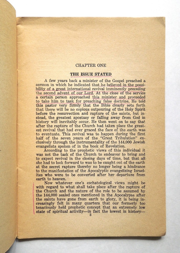 Revival or Apostasy Which? - Oren Seguin, vintage sc, Osterhus ...