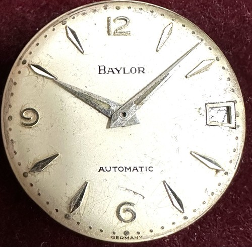 PUW cal. 590 Automatic Gents Baylor Watch Movement - WORKING GOOD ...