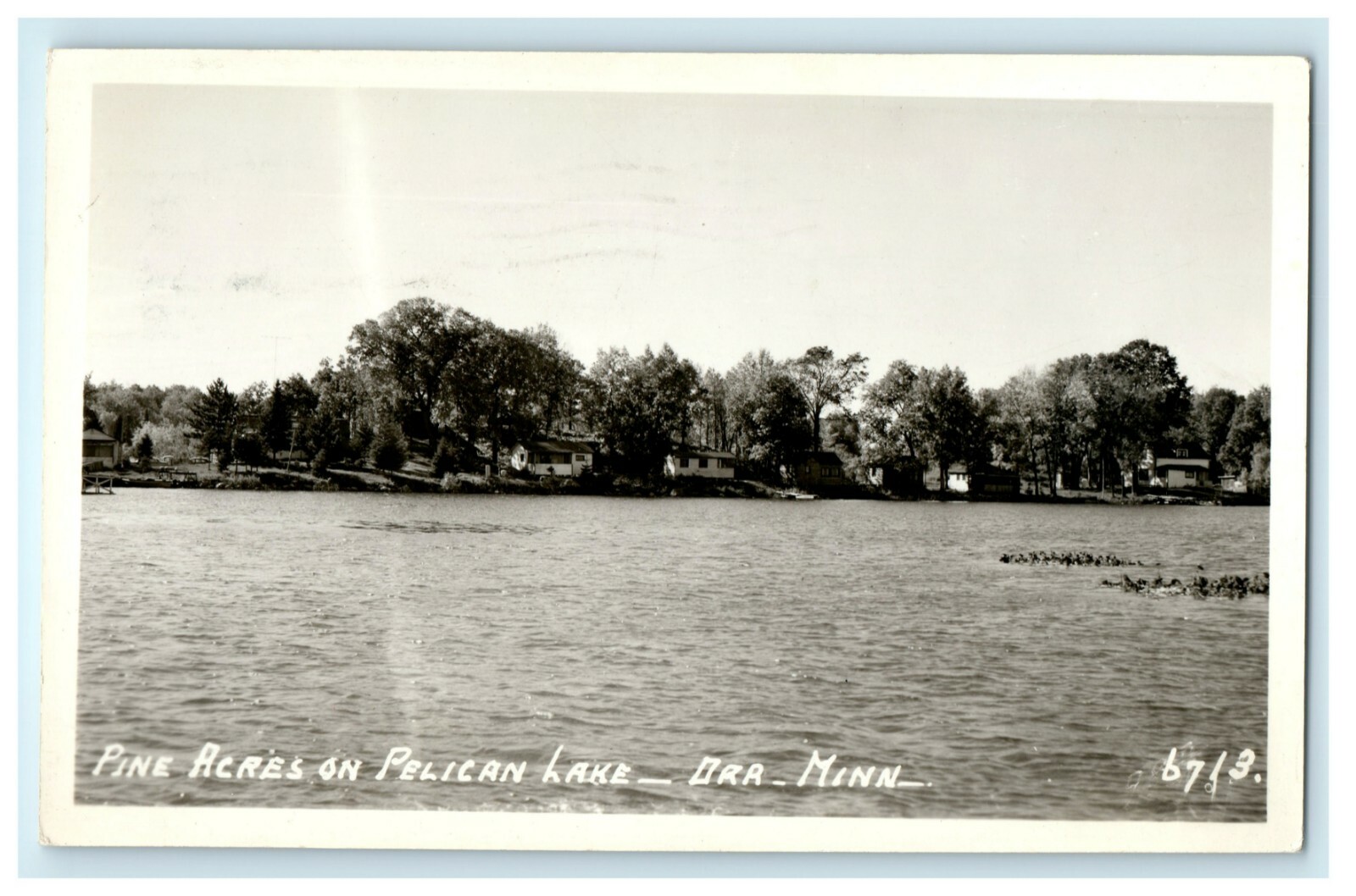 1963 Pine Acres on Pelican Lake Orr Minnesota MN Posted RPPC Photo ...