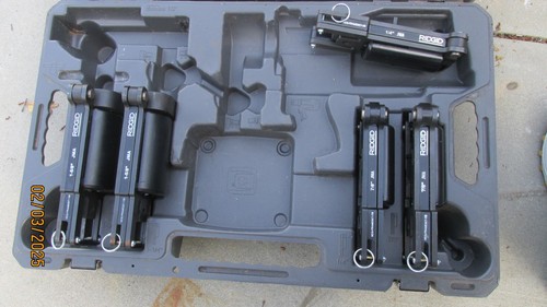 Ridgid compression tool kit frame set 1/4" 7/8", 1-5/8" jma | eBay