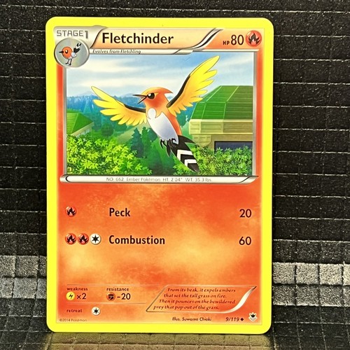 Fletchinder #9/119 Phantom Forces Uncommon Pokemon Card | eBay