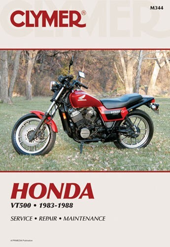 HONDA VT500 VT 500 MOTORCYCLES REPAIR, SERVICE, SHOP MANUAL, BOOK M344 ...