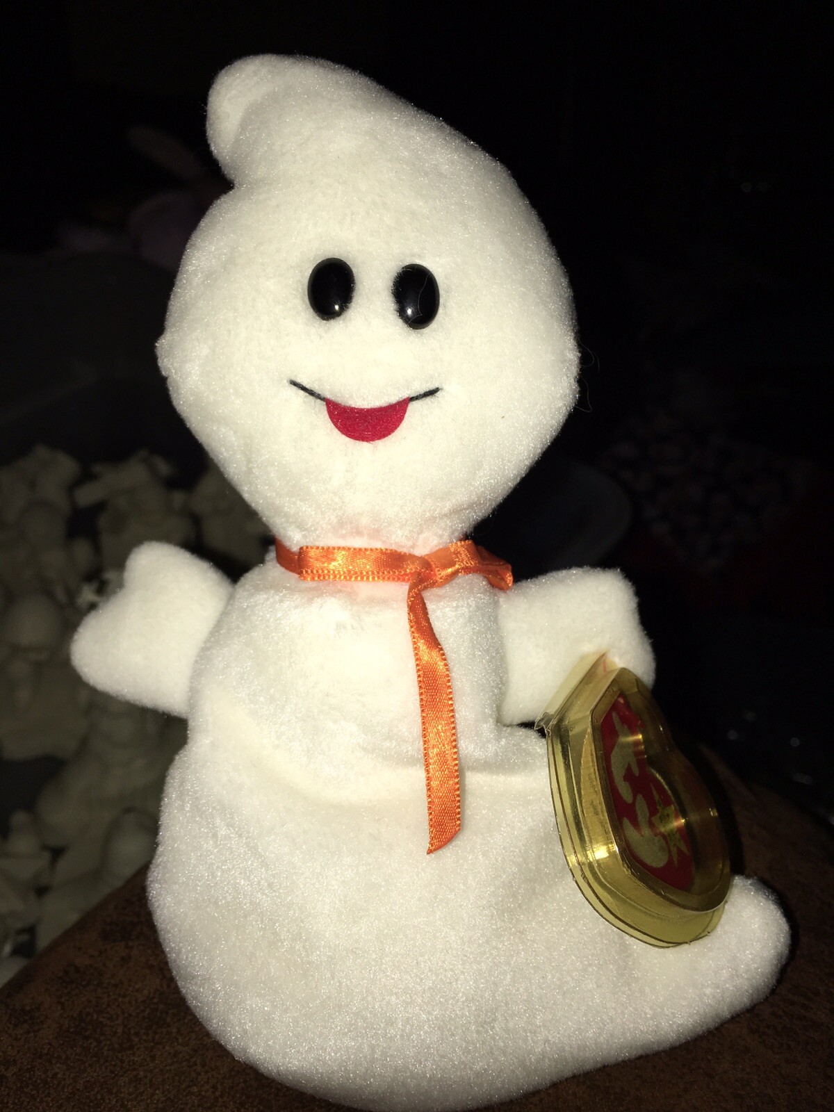 RARE 1995 "Spooky" Ty Beanie Baby (Style 4090); PVC Pellets; MWMT ...