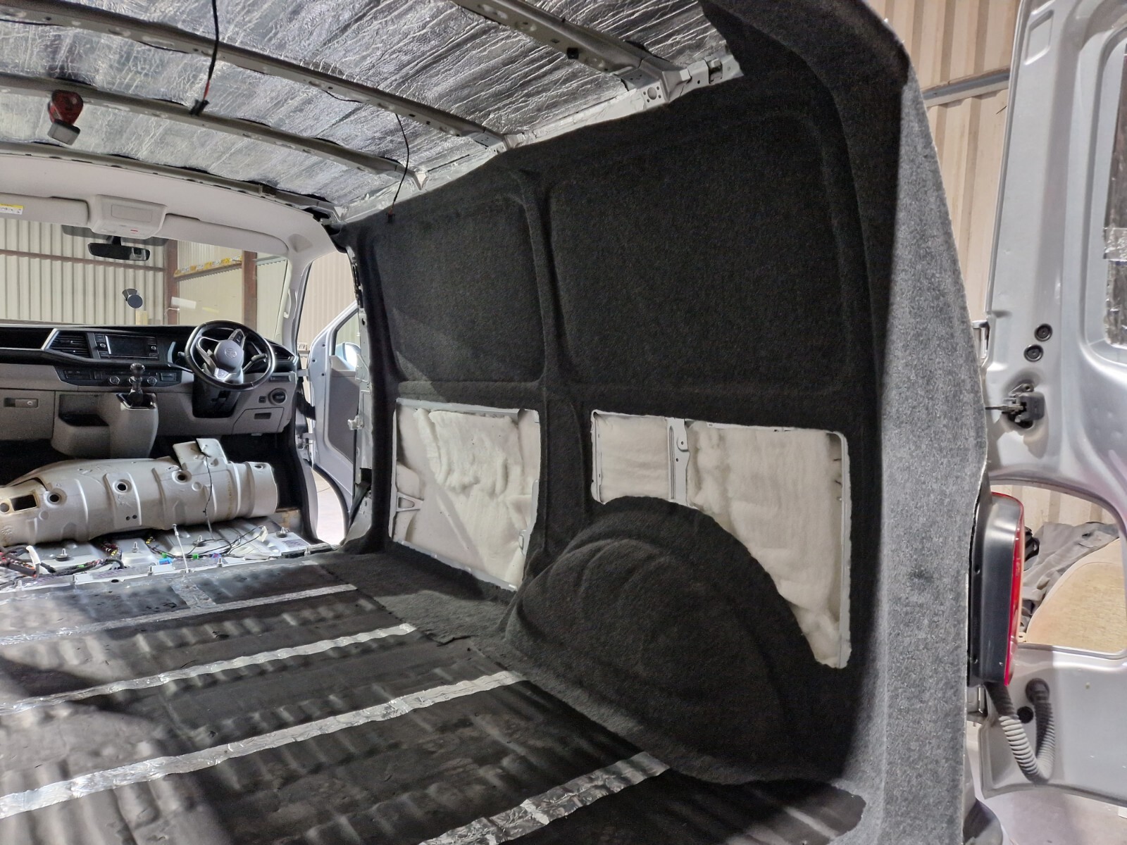 Volkswagen Transporter T5 T6.1 Halo Roof Ply Ceiling Carpet ...