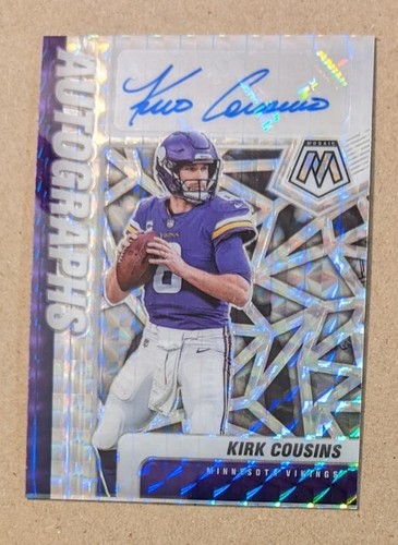 2021 PANINI MOSAIC KIRK COUSINS SILVER MOSAIC AUTO AUTOGRAPH | eBay